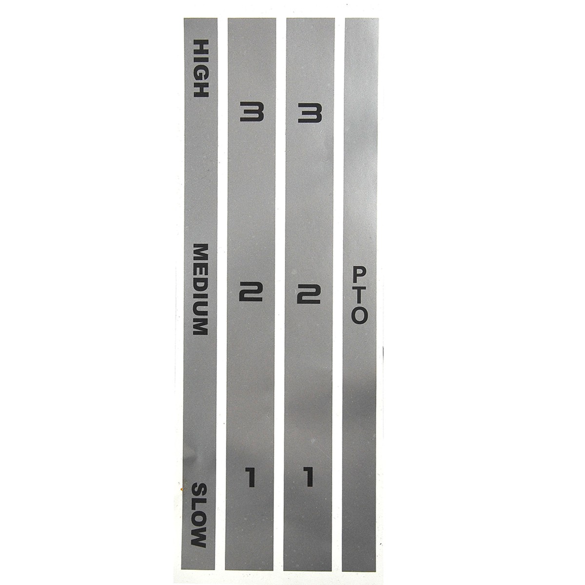 Speed Shift Stickers, Gear Stick Stickers, High, Medium, PTO Stickers ...